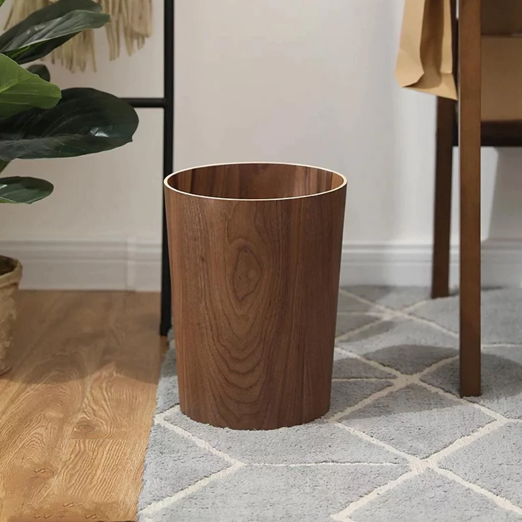 Solid Wood Waste Bin – Boudack